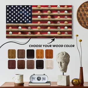 Challenge Coin Display Wall Mount, Challenge Coin Holder Army, Military ...