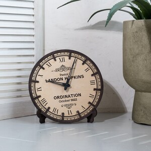 Pastor Clock, Pastor Retirement Clock, Pastor Appreciation Gift, Pastor ...