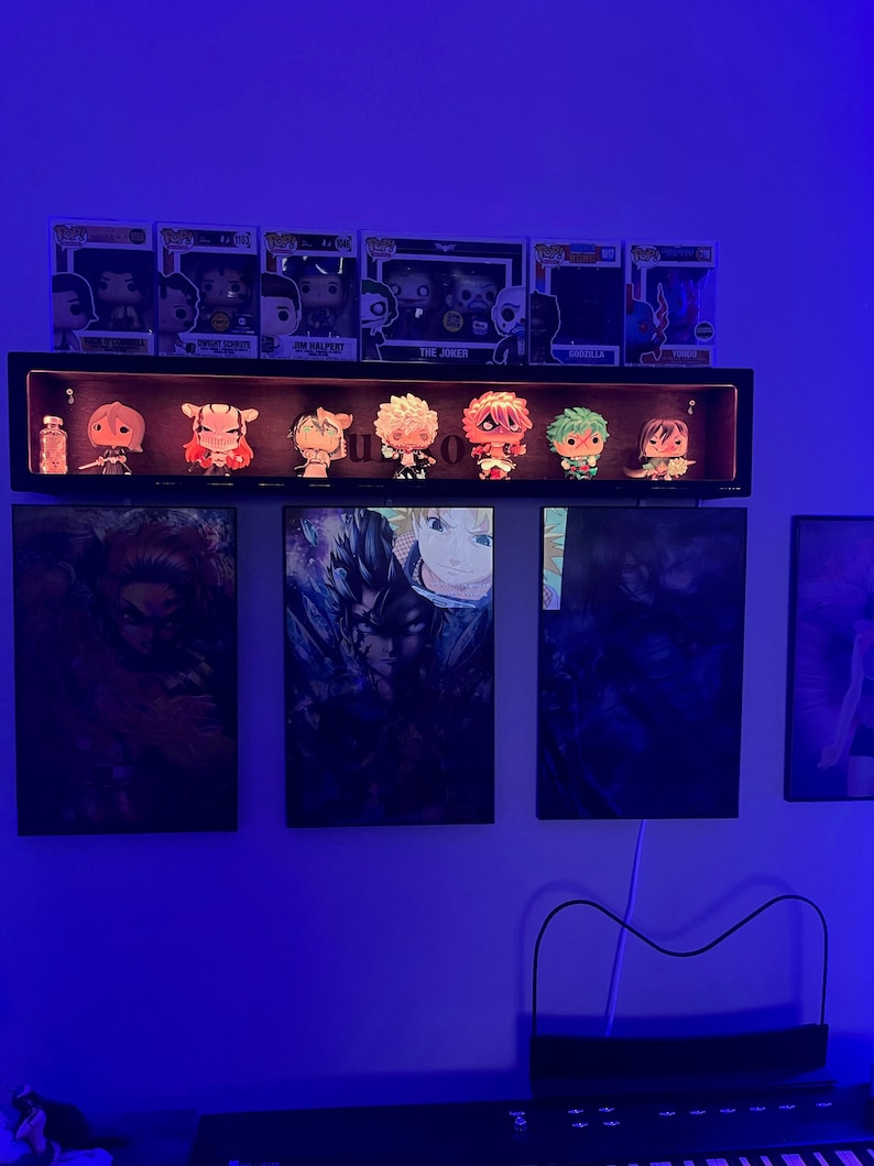 Custom Neon Shelf Neon Display Shelf Display Case Light Up - Etsy