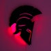 Spartan Neon Sign, Spartan Helmet Neon Sign, Spartan Led Sign, Spartan ...