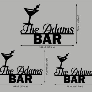 Custom Bar Sign for Home Bar, Bar Name Sign, Personalized Bar Sign ...