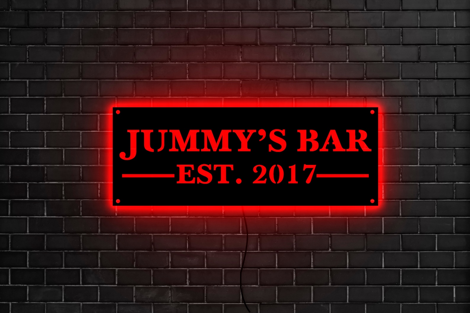 Custom Bar Led Sign Bar Neon Sign Personalized Bar Sign Bar - Etsy