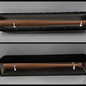 Custom Baseball Bat Display Case, Neon Display Case, Baseball Rack ...