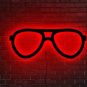 Sunglasses Wall Decor Led, Sunglasses Wall Art, Sunglasses Neon Sign ...