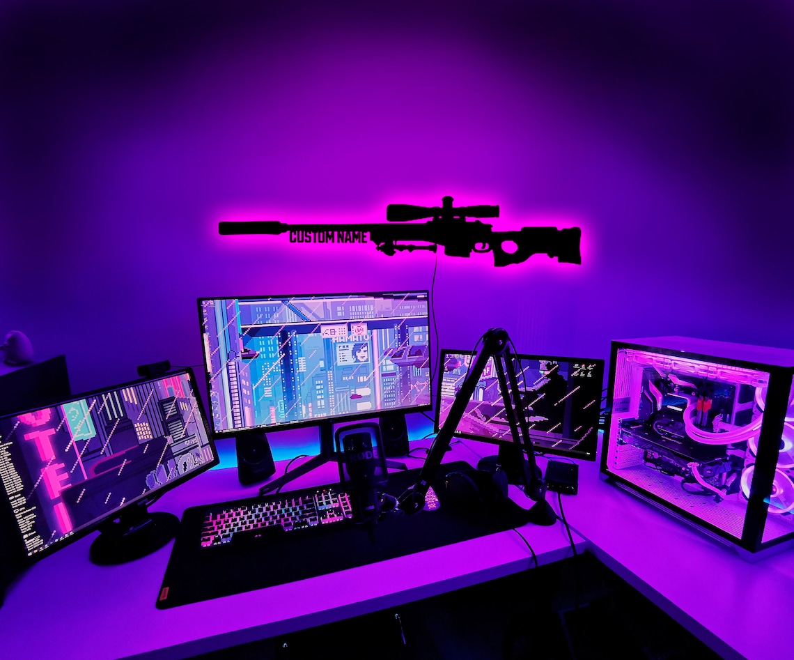 Gamer Room Neon Sign Gamer Room Lights Gameroom Sign Video - Etsy