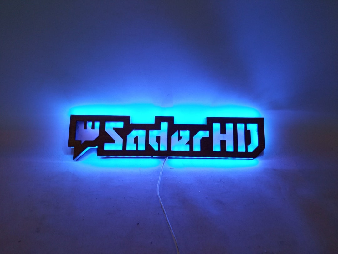 Custom Gamer Tag, Gamertag Sign, Gamer Tag Neon Sign, Gamertag Led ...