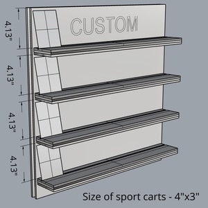 Baseball Card Display Shelf, Trading Card Wall Display, Sport Card ...