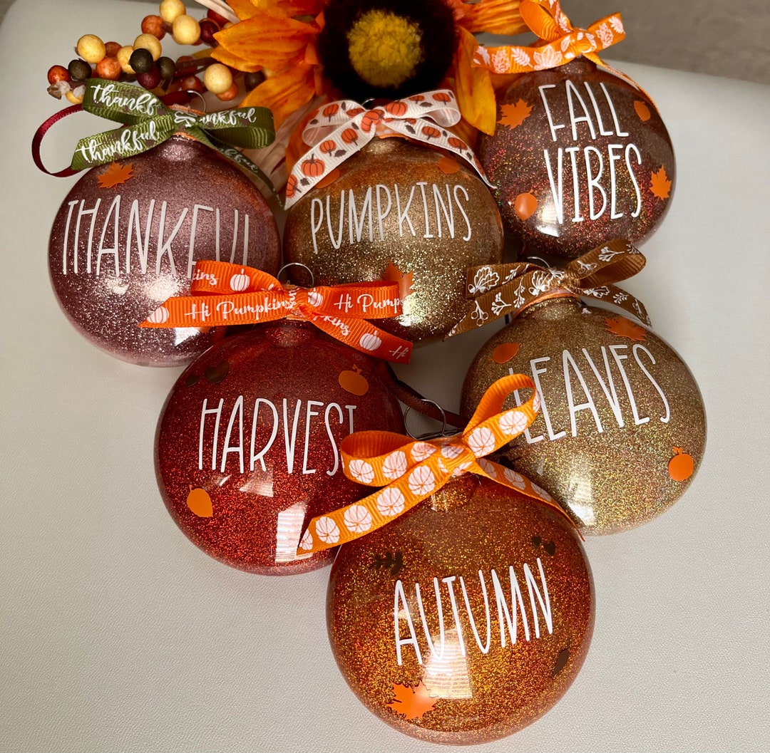 Fall Autumn Rae Dunn Inspired Leaves Harvest Fall Vibes Pumpkins ...