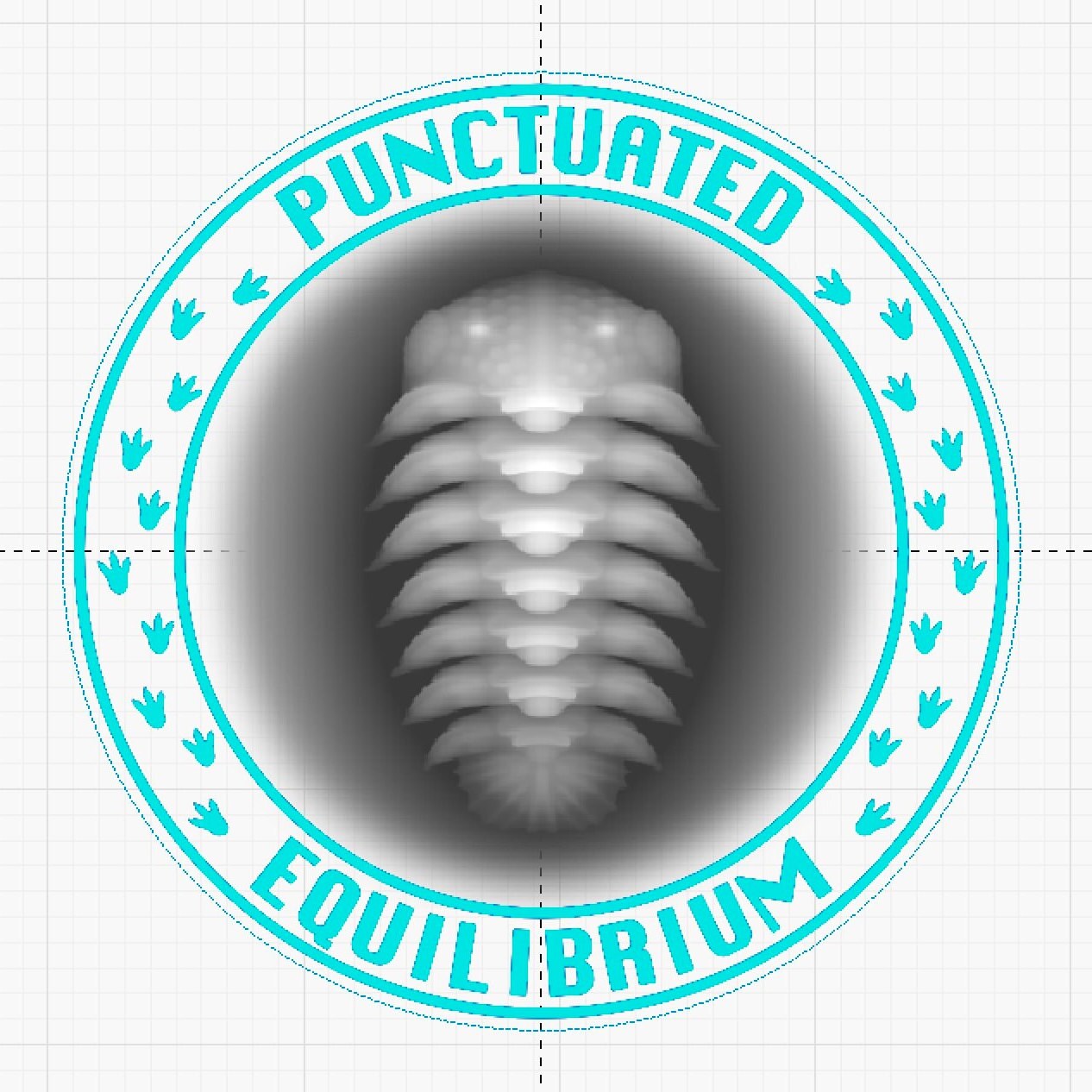 3D Trilobite Coin Design for Fiber Laser Engraving - Etsy