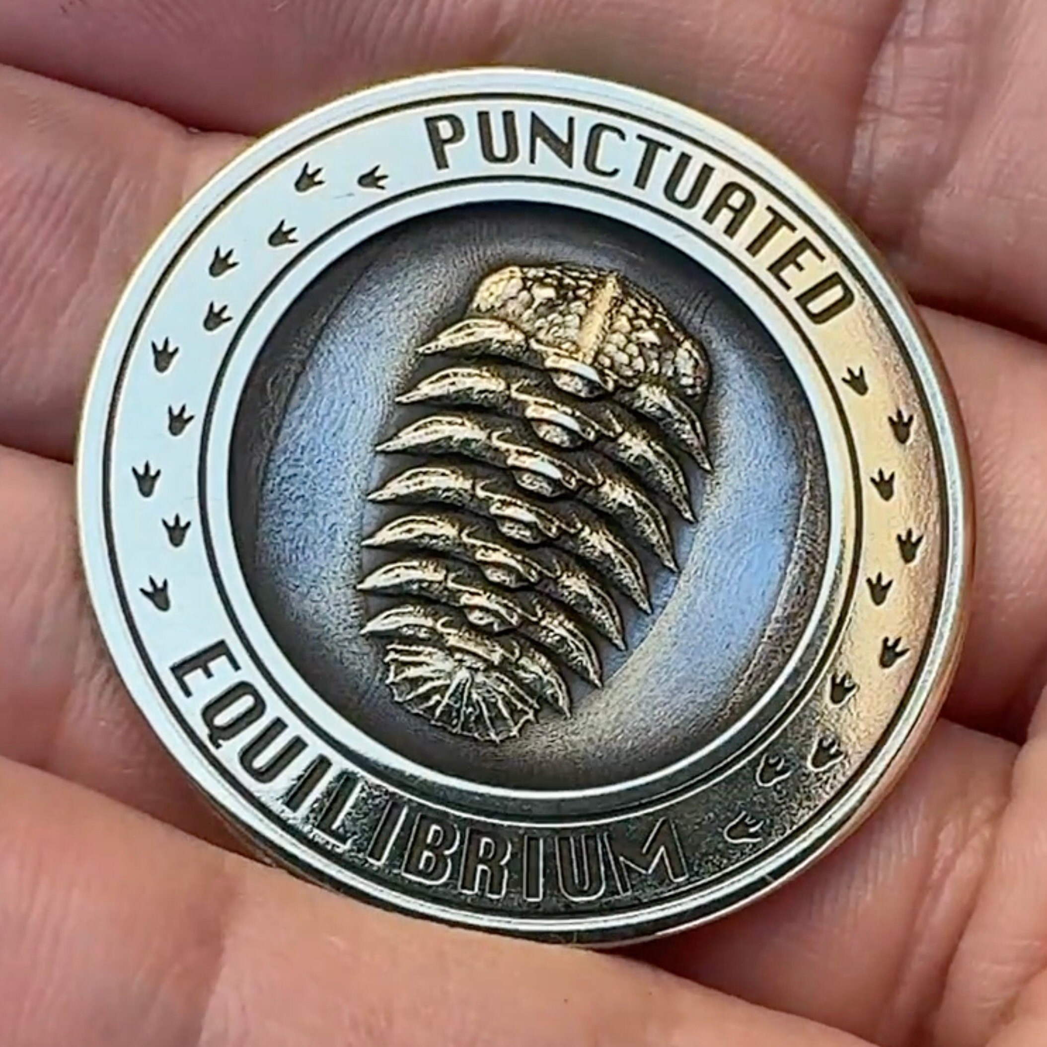 3D Trilobite Coin Design for Fiber Laser Engraving - Etsy