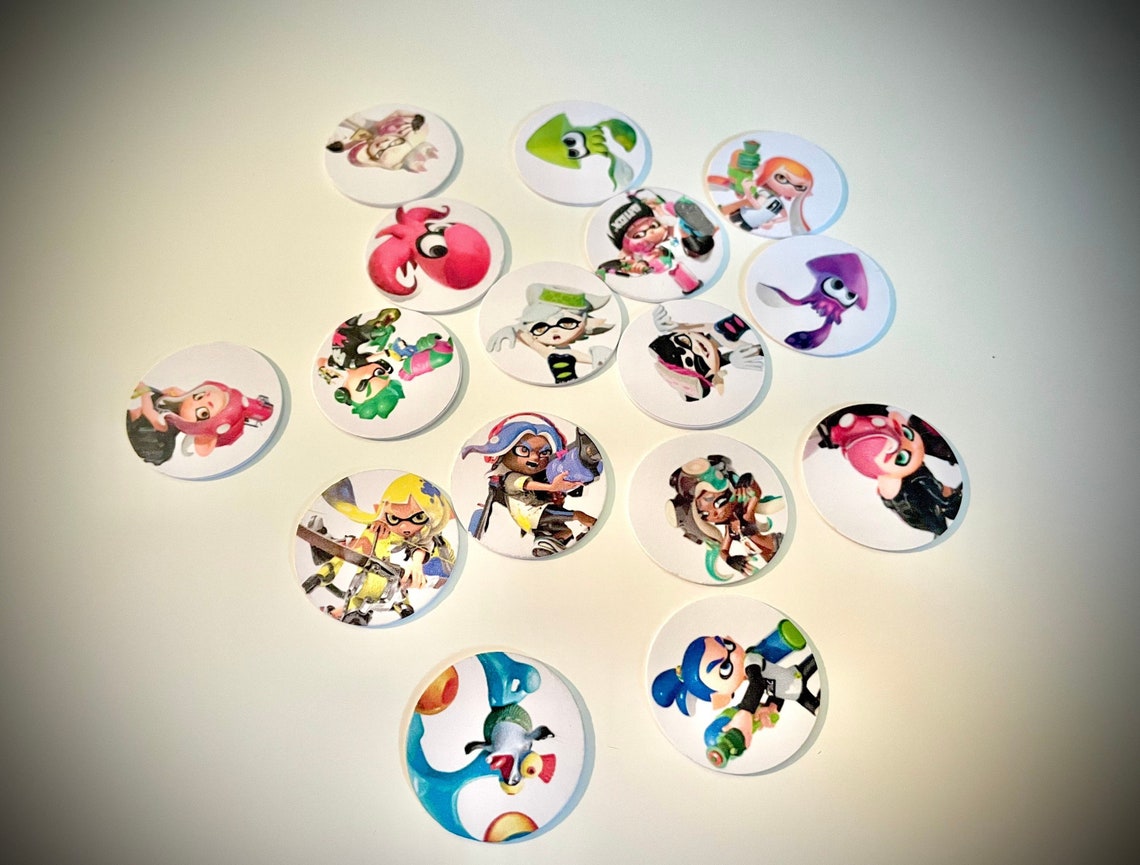 Splatoon Coin Cards Callie Marie Pearl Marina Inklings - Etsy
