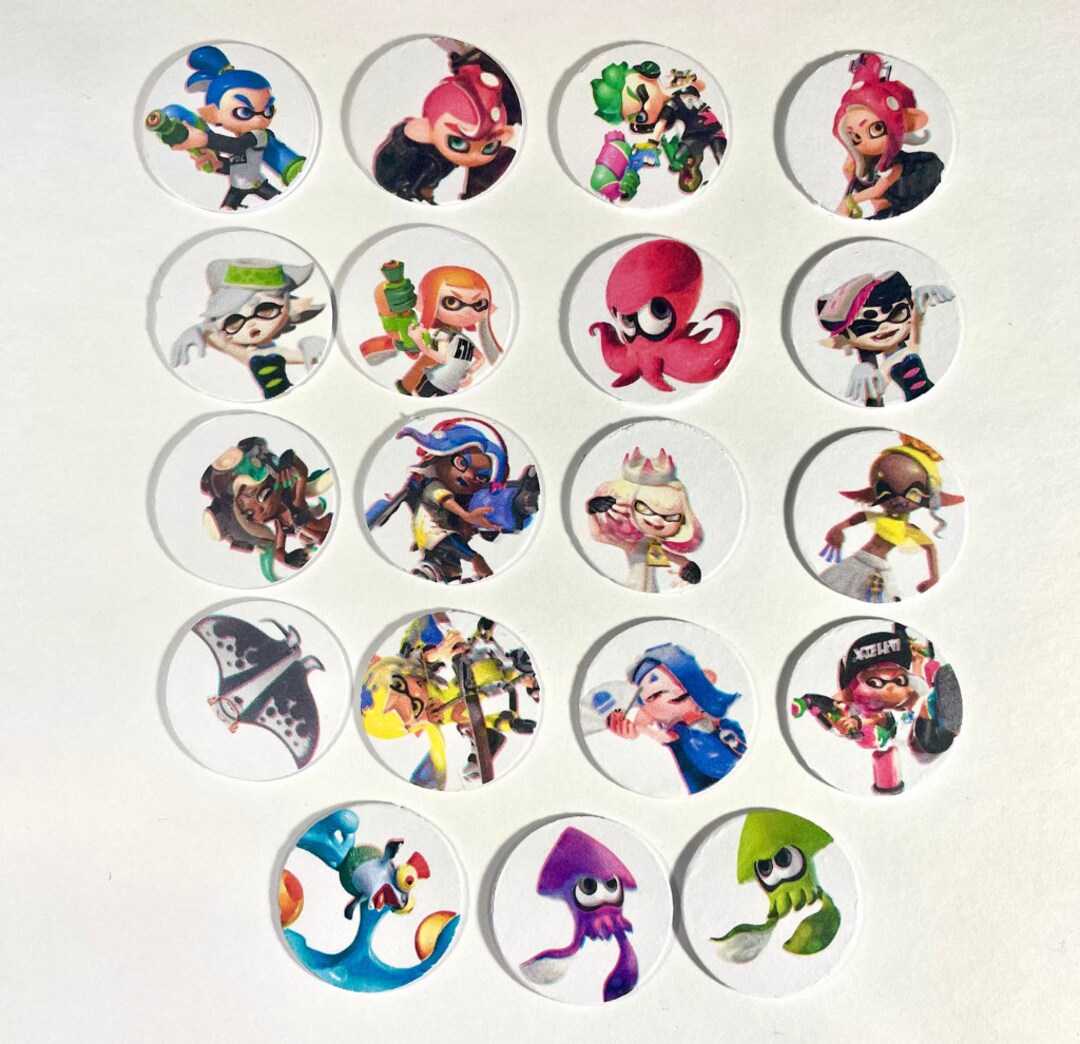 Splatoon Coin Cards | Callie Marie Pearl Marina Inklings Octolings ...