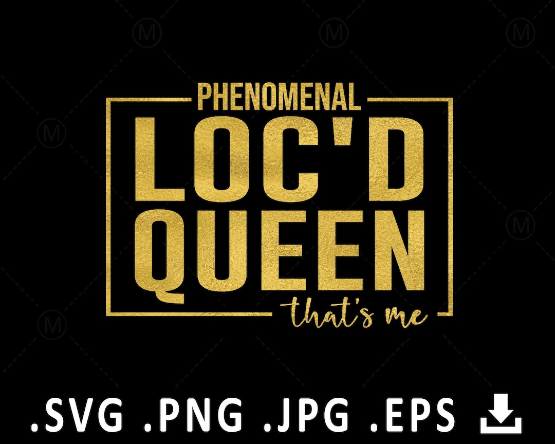 Loc'd Queen SVG Locs Svg Loc Queen Svg Afro Girl Svg - Etsy Finland