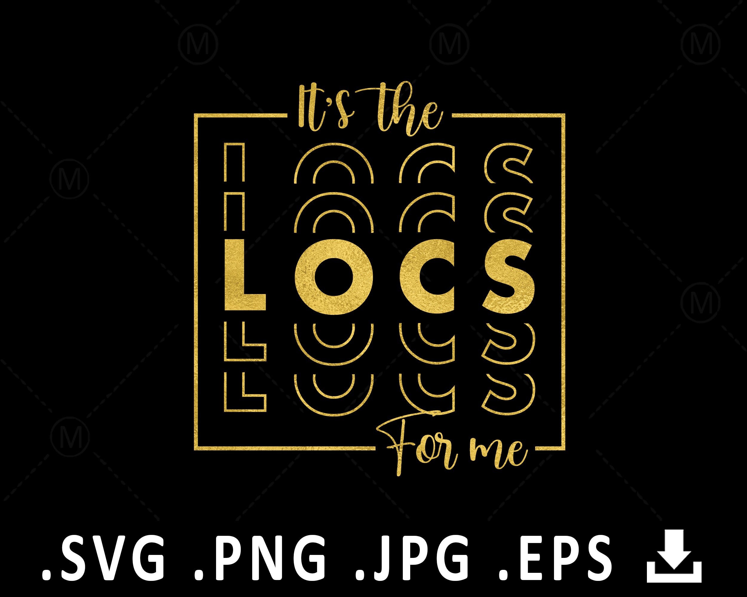 Loc'd Queen SVG Locs Svg Loc Queen Svg Afro Girl Svg - Etsy Finland