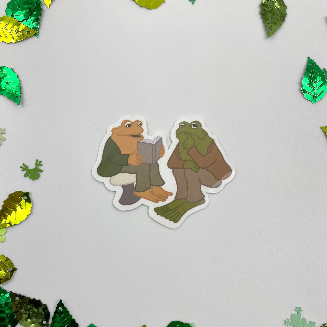Frog and Toad Are Friends Forever Vinyl Sticker - Etsy
