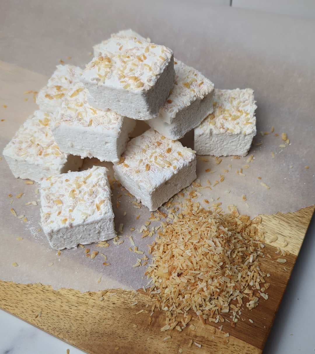 Coconut Marshmallows - Pack of 12 Bite Size Handmade (gluten Free) - Etsy
