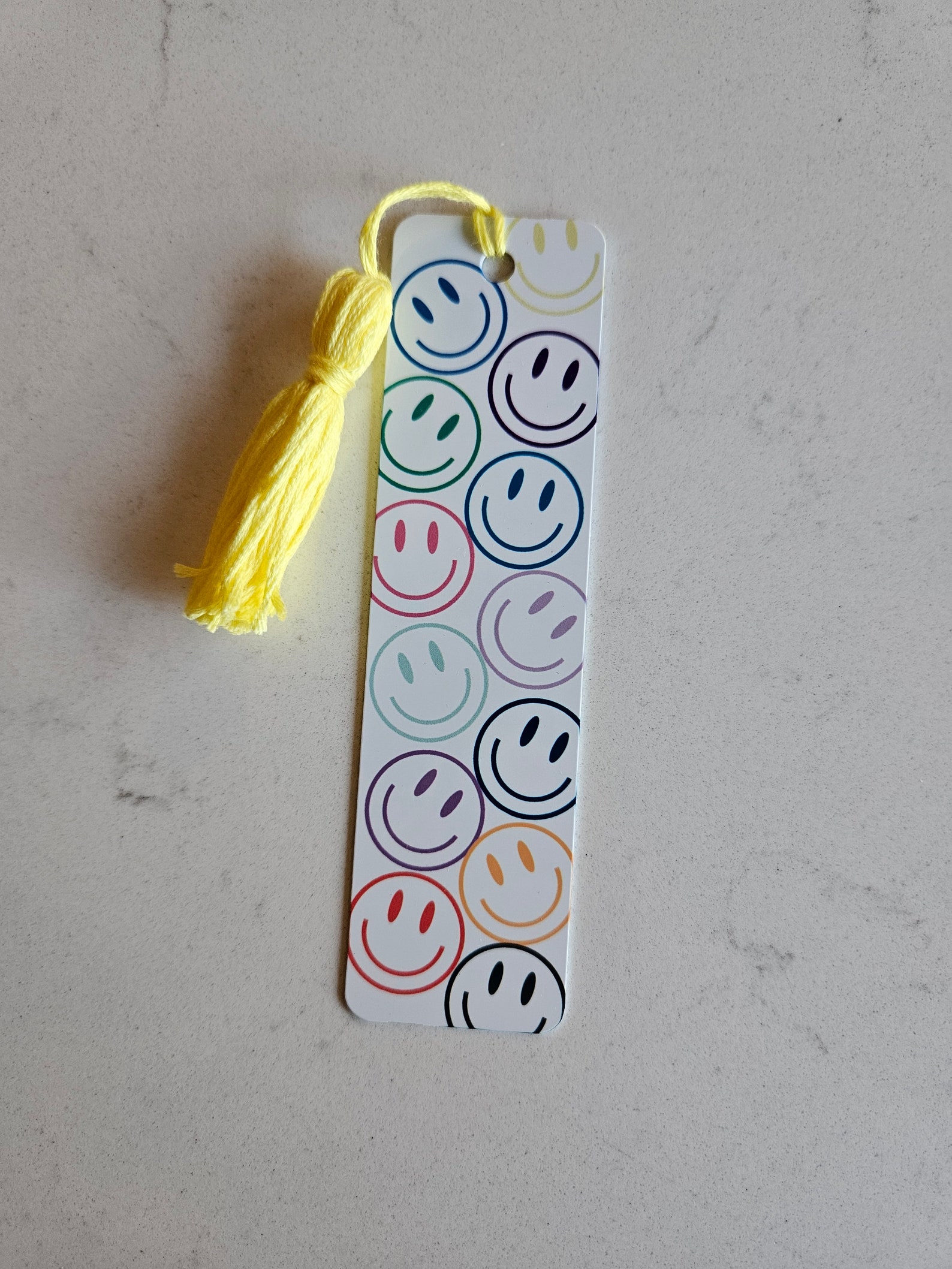 Smiley Face Bookmark - Etsy