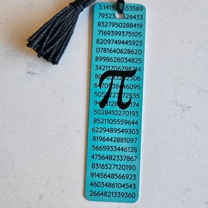 Pi Metal Bookmark - Etsy