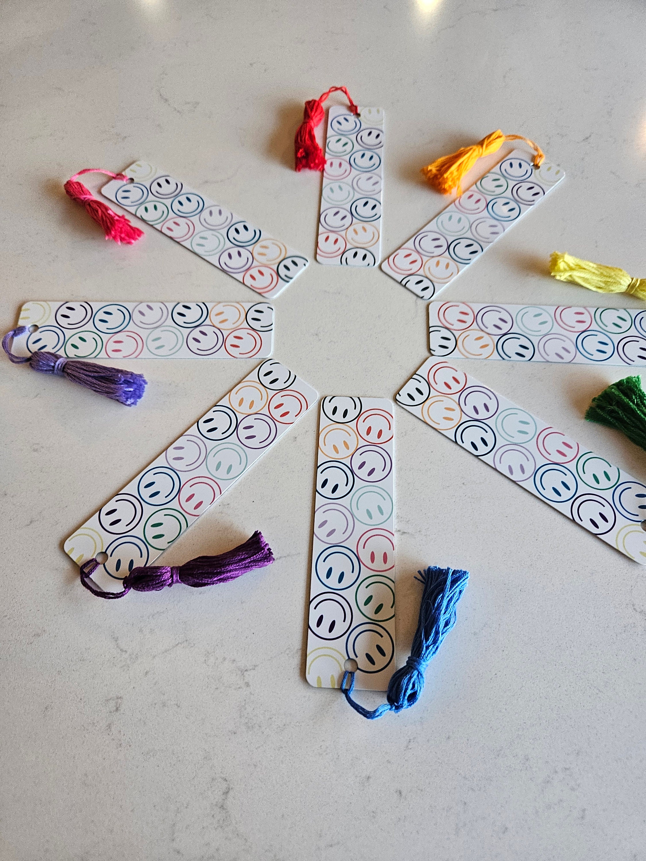 Smiley Face Bookmark - Etsy