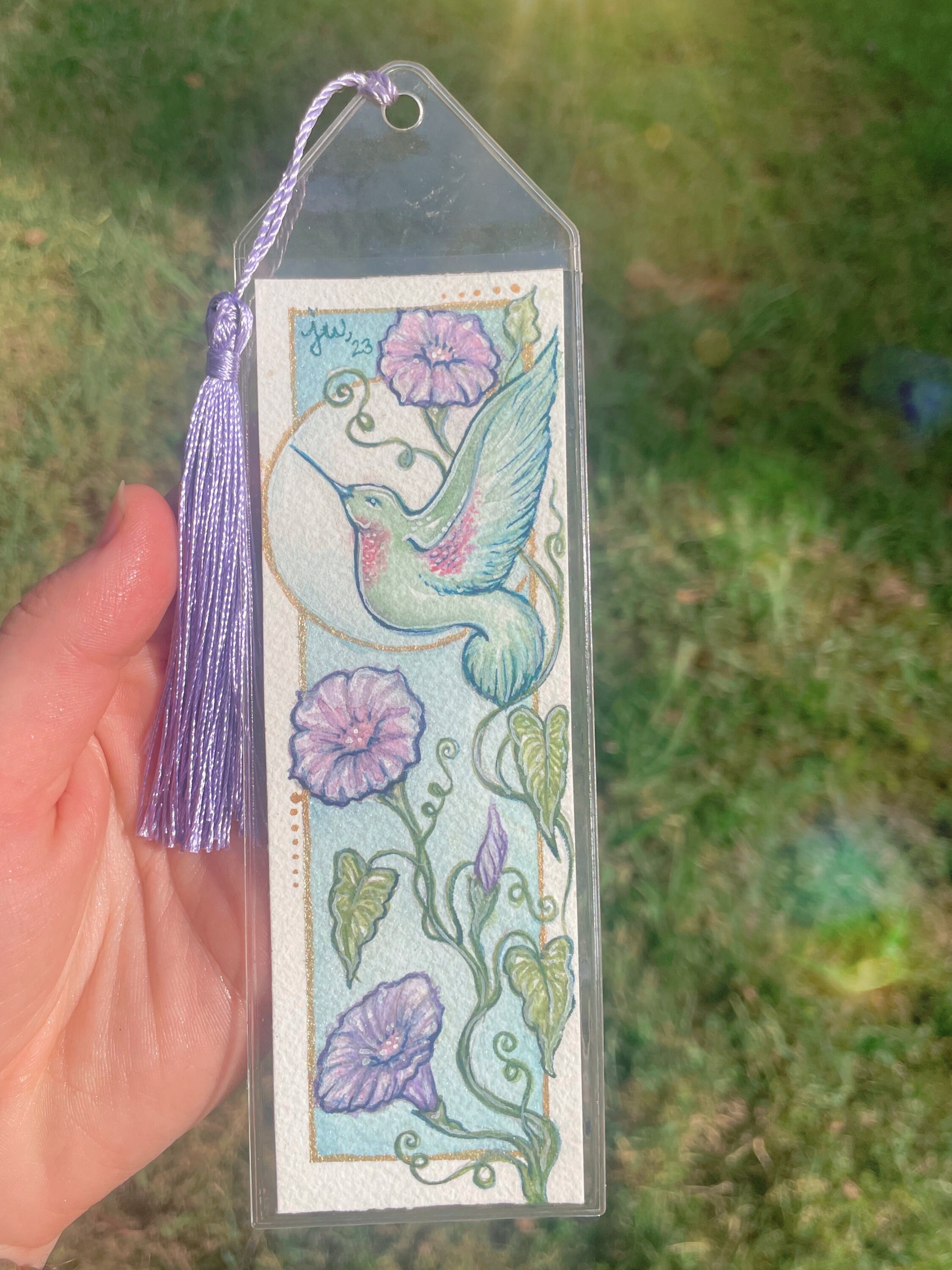 Fairy Bookmarks Hand-painted by Rising Goddess ART Fairy - Etsy