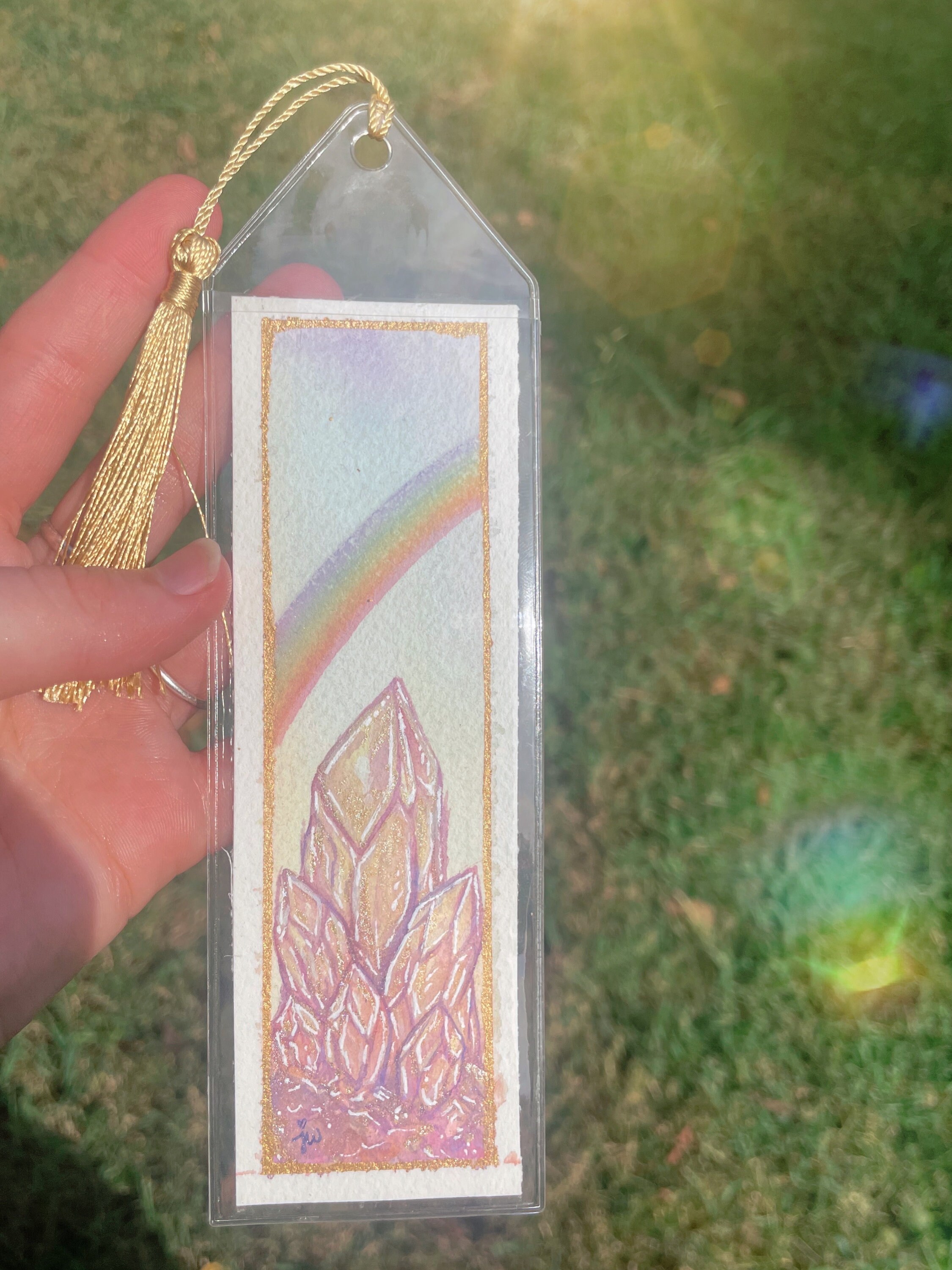 Fairy Bookmarks Hand-painted by Rising Goddess ART Fairy - Etsy