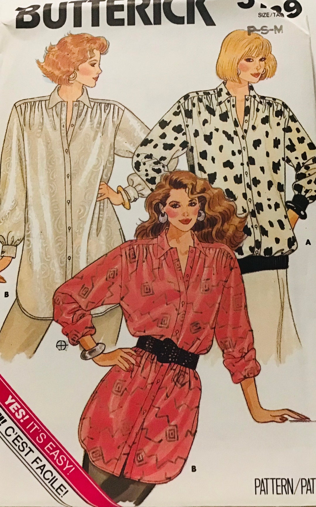 Vintage Sewing Pattern Butterick 5739women's Very - Etsy