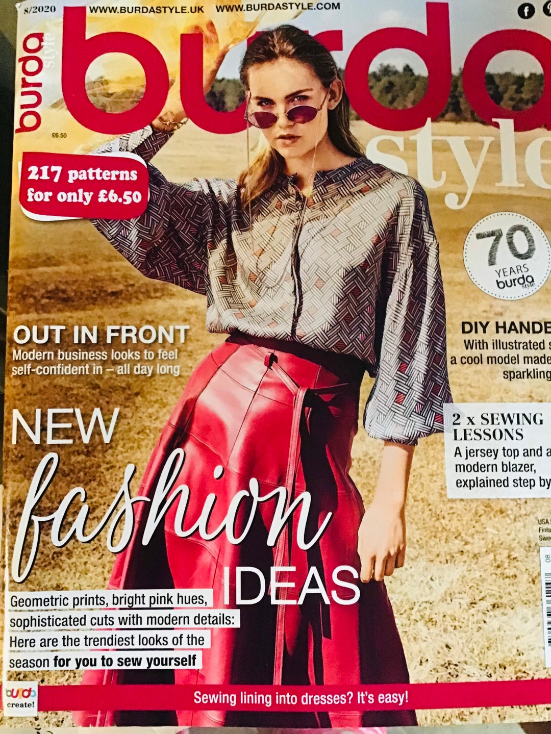 Sewing Pattern Burda Magazine August 2020 Womens Dress Pants - Etsy Canada