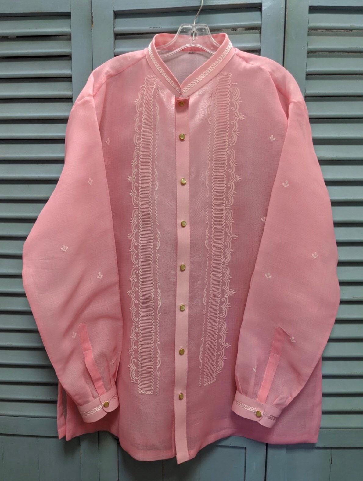 Piña Pink Barong Tagalog | Etsy