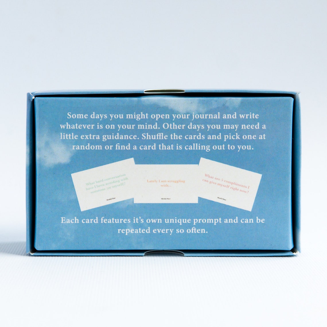 72 Card Deck Journal Prompt Cards physical Product - Etsy