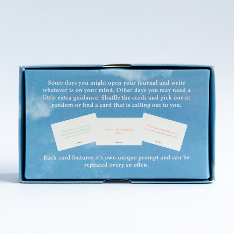 72 Card Deck Journal Prompt Cards (physical Product) - Etsy Australia