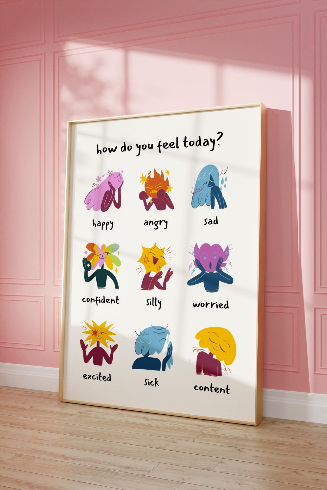 How Do You Feel Today? | Retro Quote | Digital Prints Wall Art ...