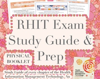 DIGITAL* RHIT Study Guide and Prep, Health Information Management Tech ...