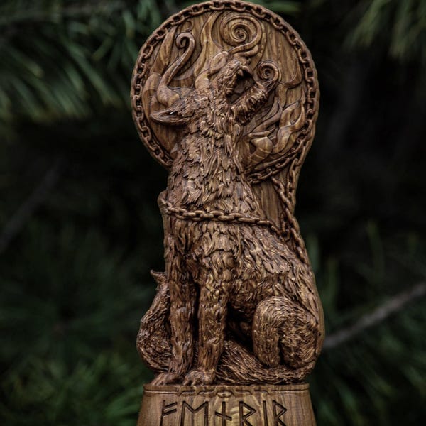 Wolf Carving Altar - Etsy