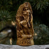 Norse Gods Set of Statuettes Norns, Odin, Frigg, Freya, Thor, Sif, Ullr ...