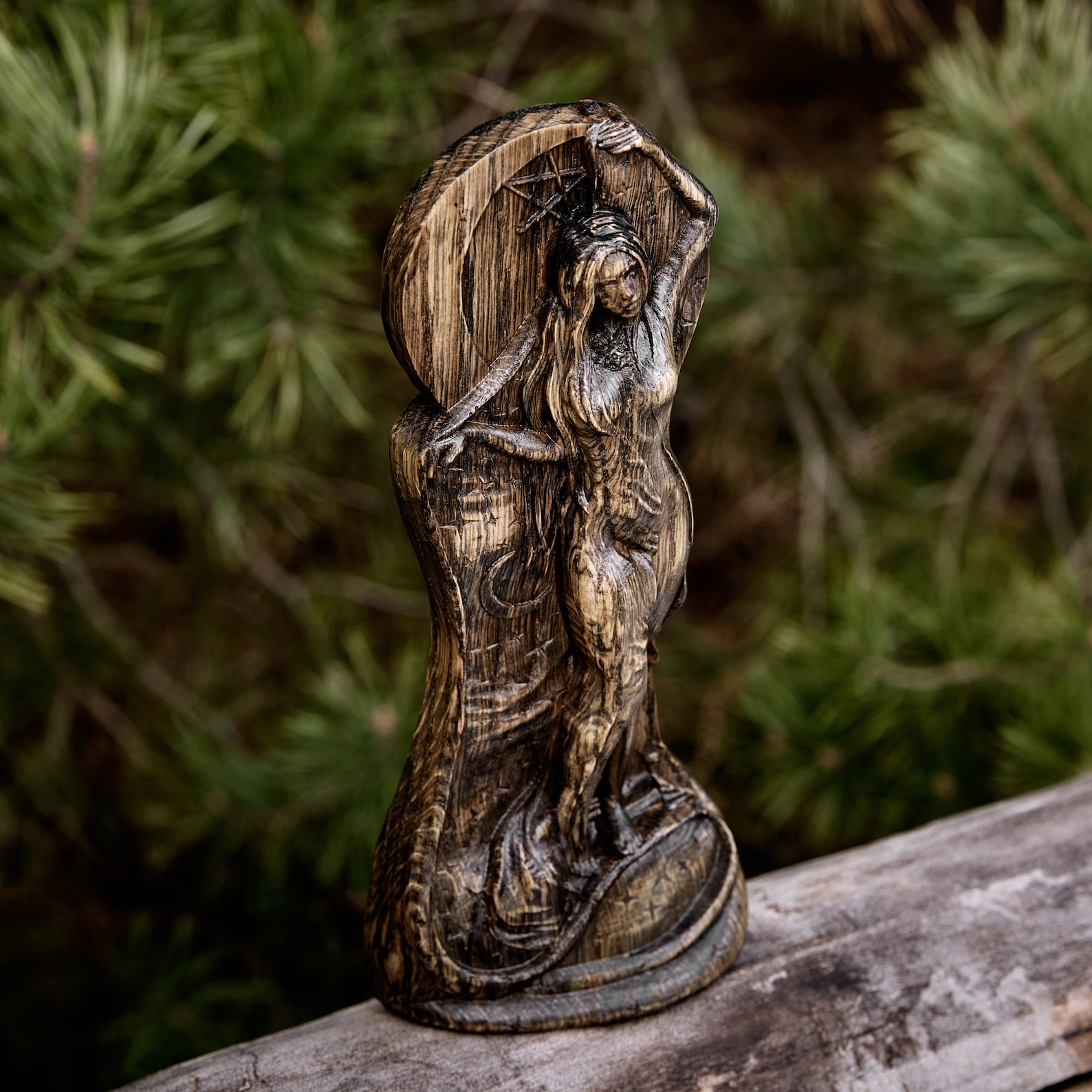 Moon Goddess, Selene Goddess, Wiccan Statue - Etsy