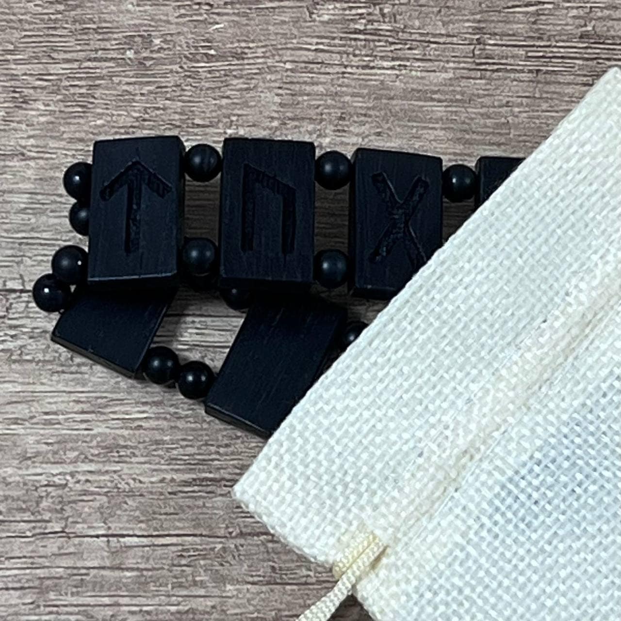 Viking Runes Wristband, Amulet for Attractiveness and Self Confidence ...