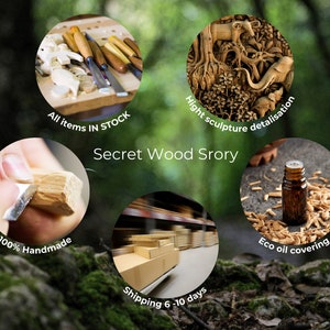 Cernunnos Altar Statue, Wood Horned God, Cernun Celtic God, Pagan God ...