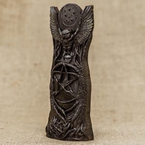 Hecate's Owl Statue, Greek Goddess, Pagan Paganism God Altar Sculpture ...