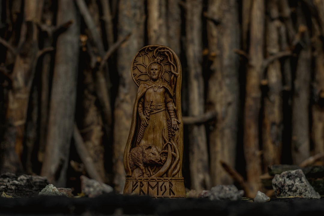 Freyr Statue, Norse Gods, Viking Pagan, Altar Mythology, Ancient ...