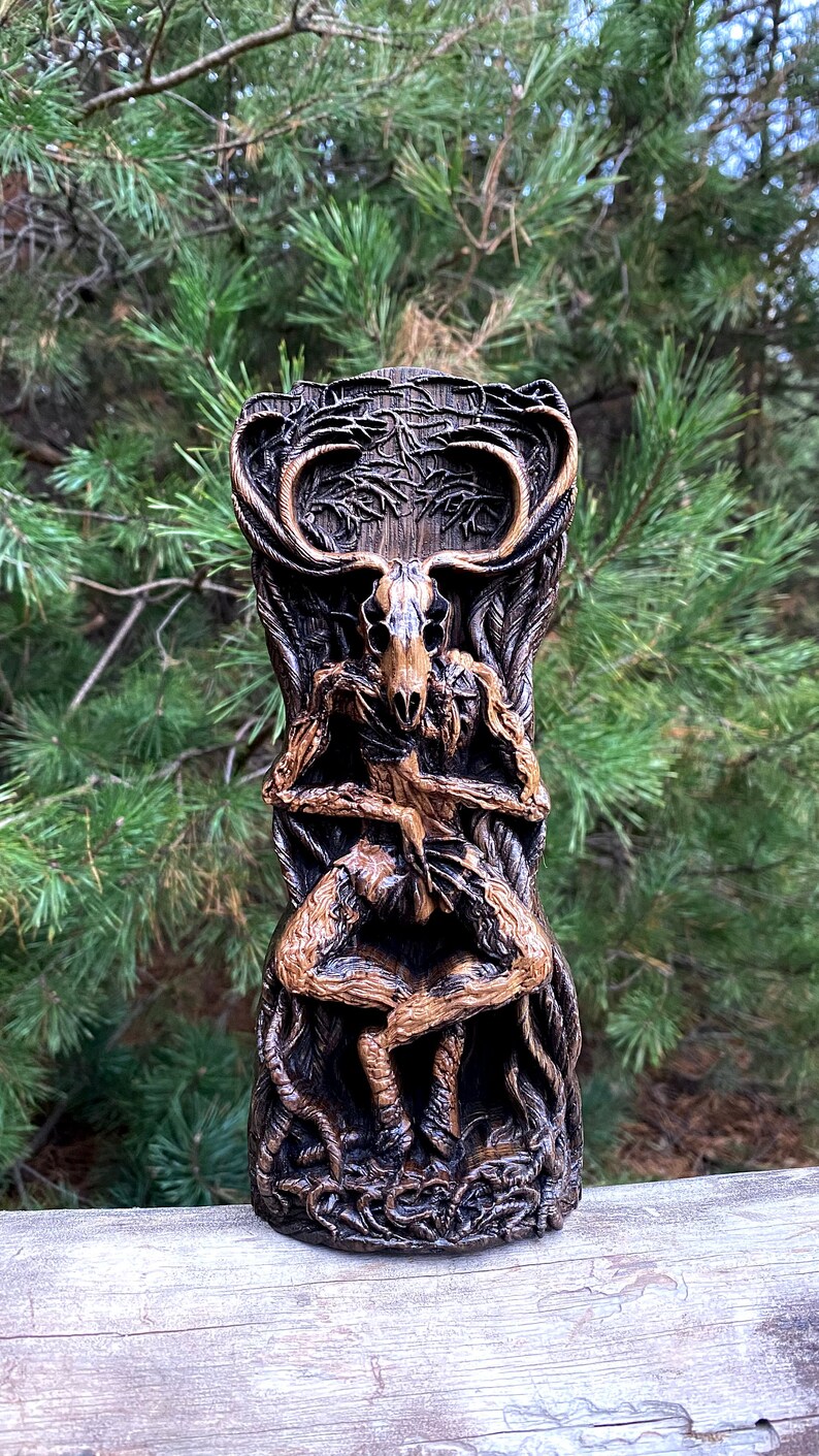Wendigo Statue Altar Sculpture - Etsy