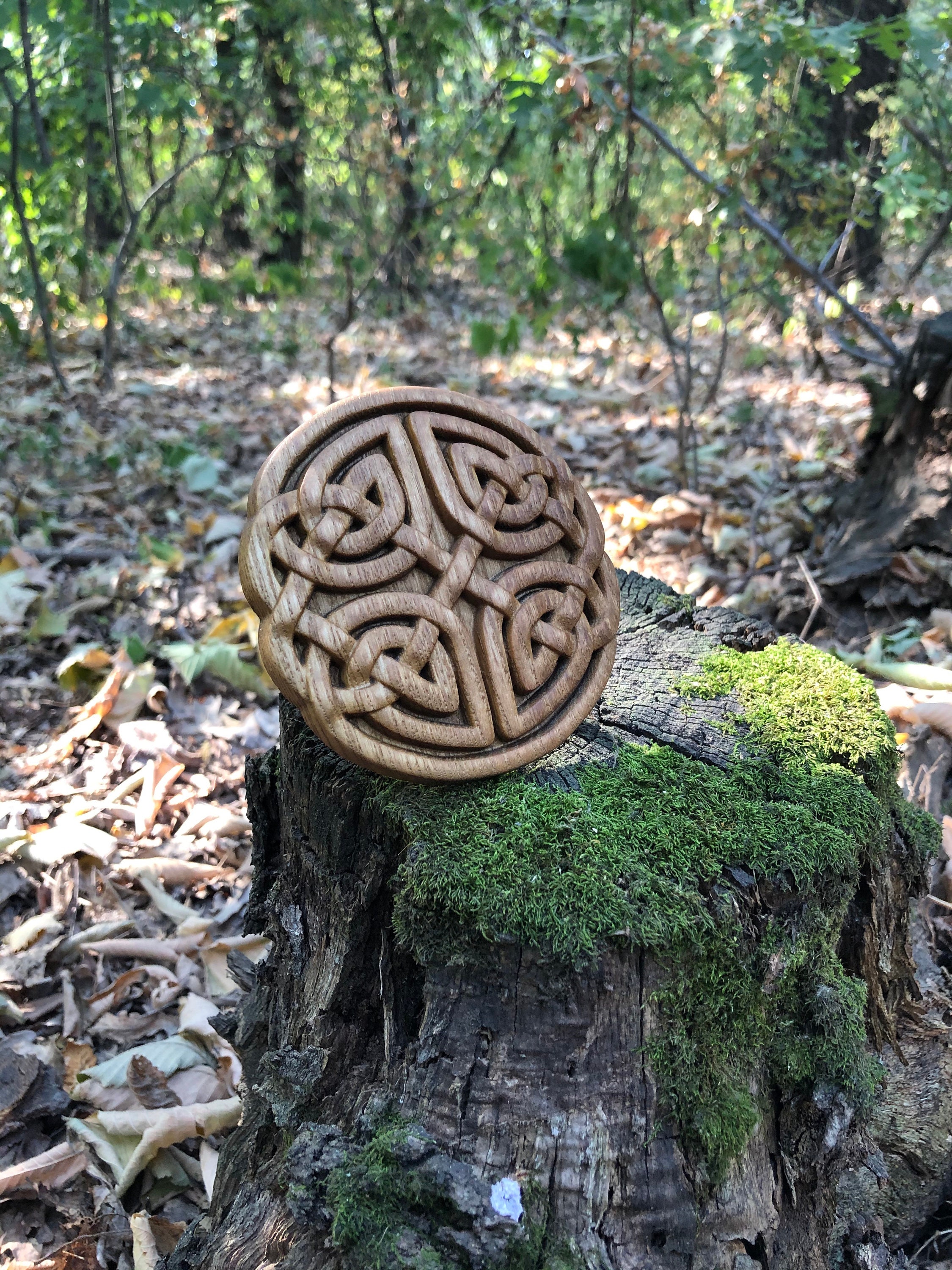 Wooden Celtic Knot Wood Carved Knot Natural Wood Celtic - Etsy Norway