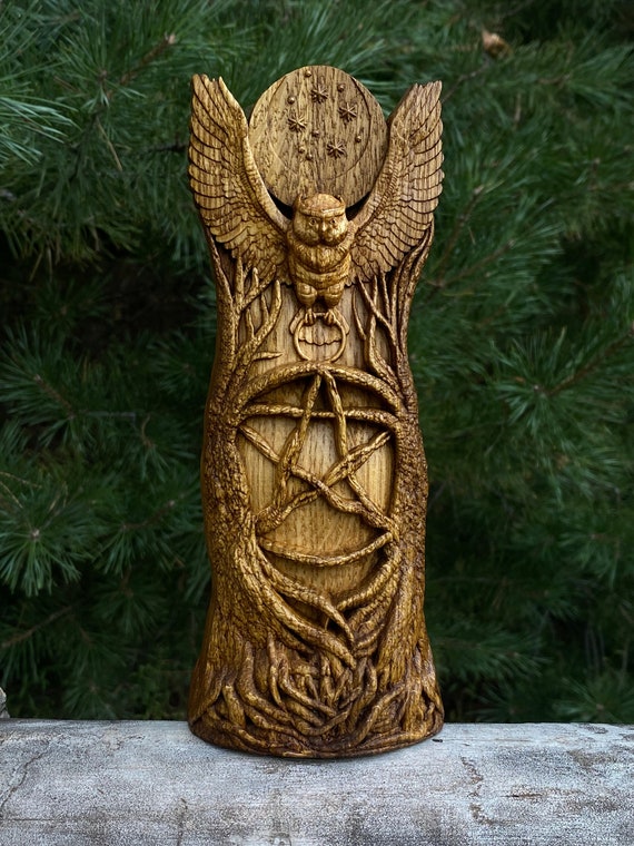 Estatua del búho de Hecate diosa griega paganismo Dios | Etsy