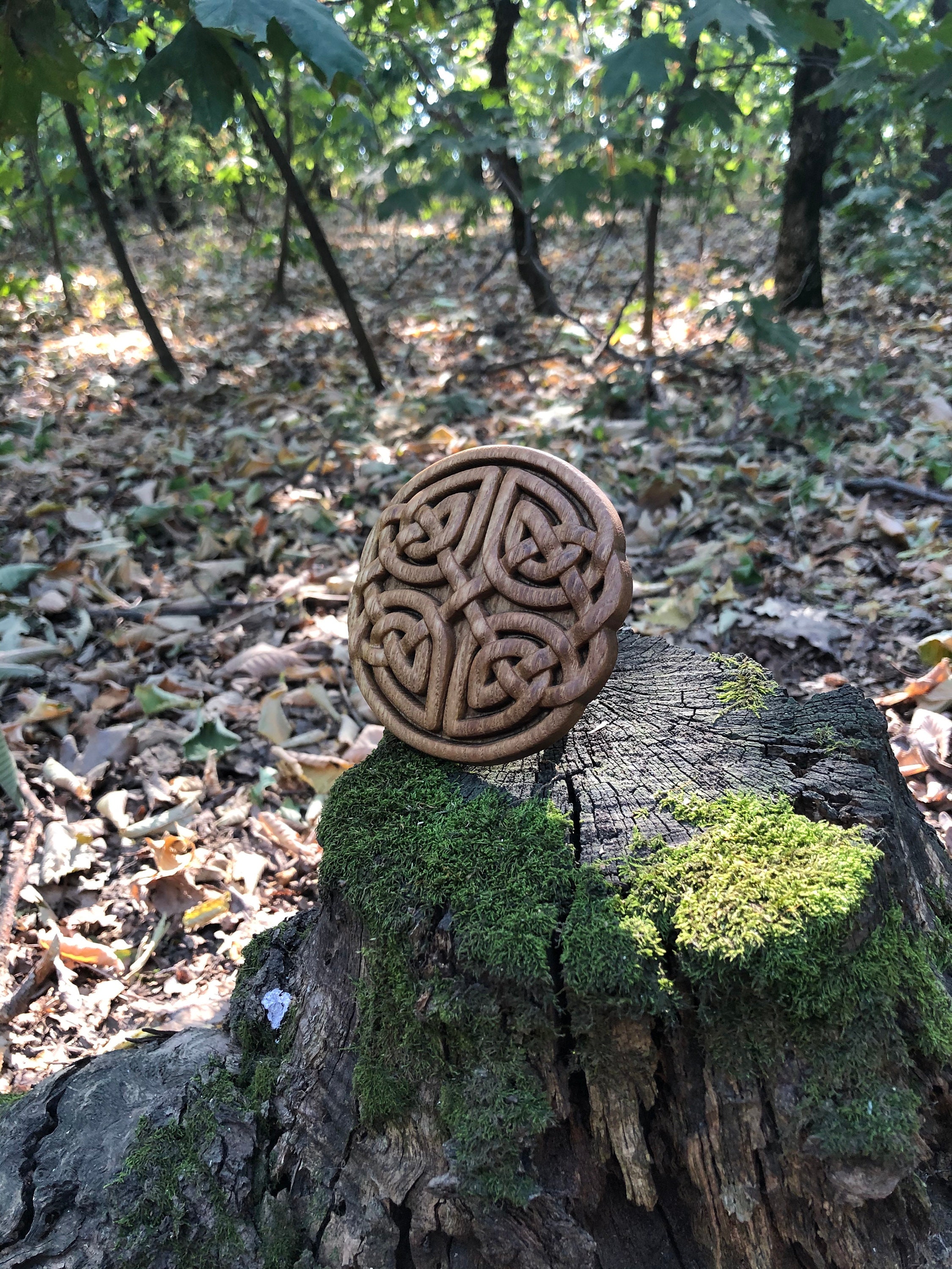 Wooden Celtic Knot Wood Carved Knot Natural Wood Celtic - Etsy Norway