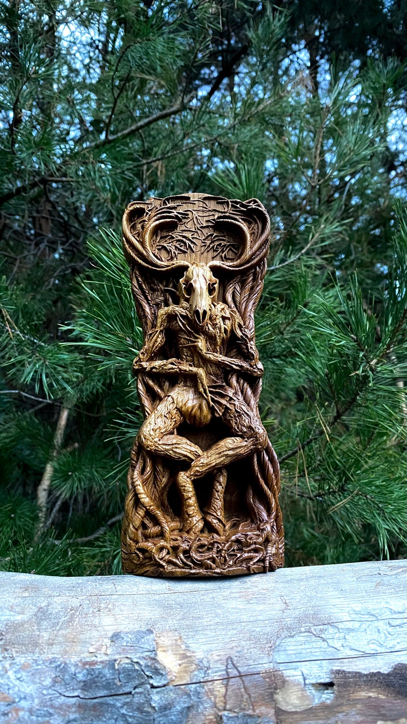 Wendigo Statue Altar Sculpture Witchcraft Paganism Dark | Etsy