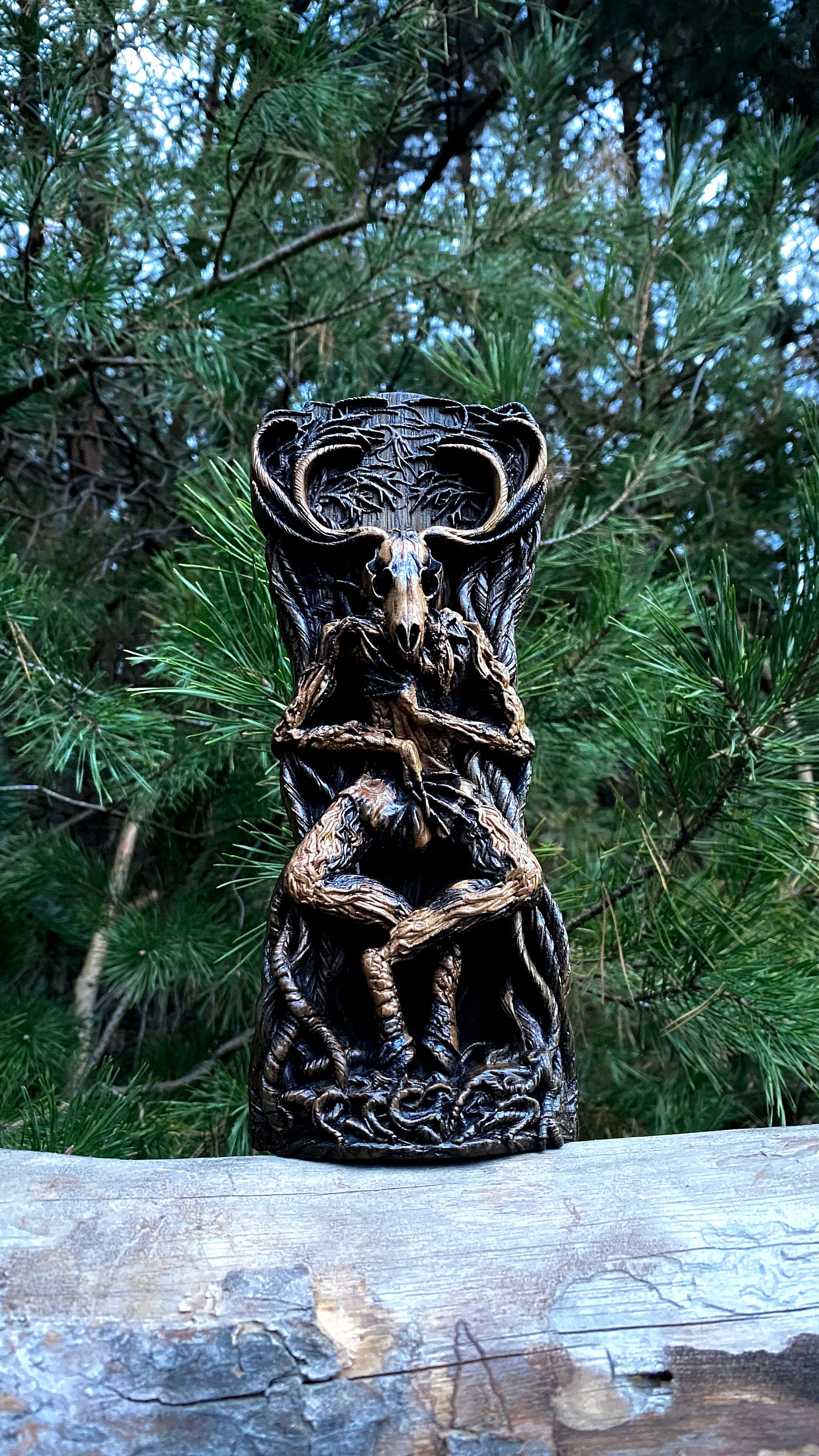 Wendigo Statue Altar Sculpture - Etsy