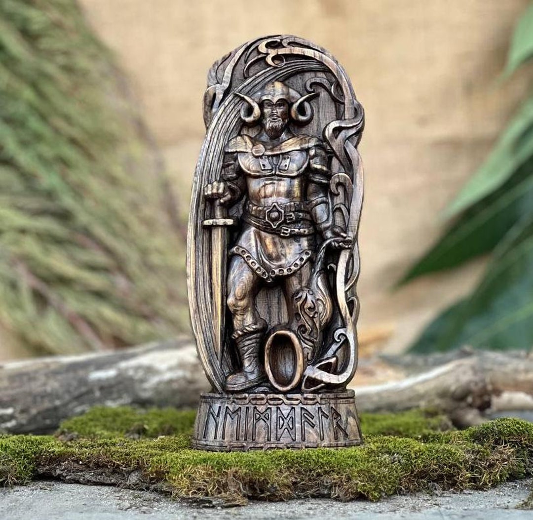 Heimdall – Guardian of Bifrost Norse Mythology, Pagan Altar, Asgard - Etsy