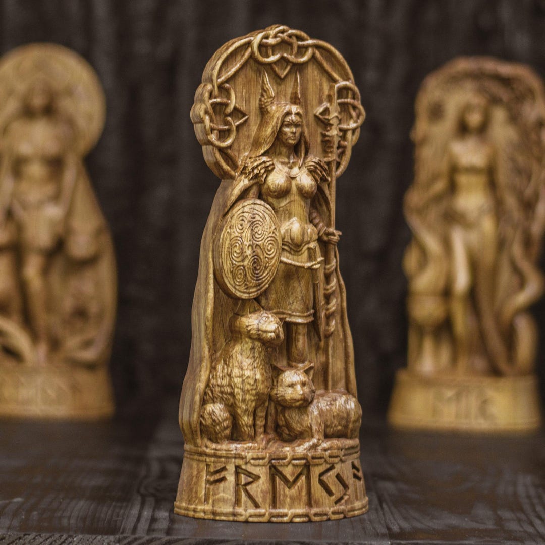 Freya Goddess Daughter Odin - Symbol of Beauty and Wisdom - Etsy