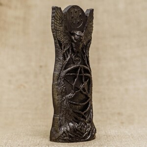 Hecate's Owl Statue, Greek Goddess, Pagan Paganism God Altar Sculpture ...