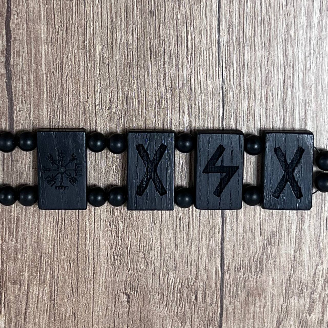 Viking Runes Wristband, Amulet for Attractiveness and Self Confidence ...