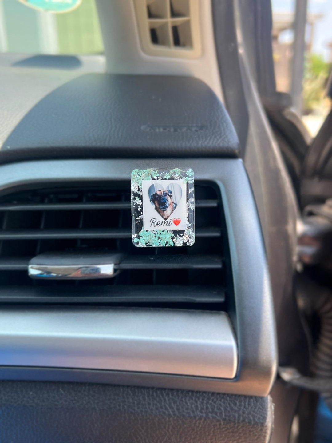 Personalized Resin Photo Car Vent Clip, Anniversary/couples Gift ...